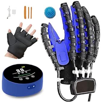 Amazon.com: Rehabilitation Robot Gloves Hand Exerciser Self Training ...