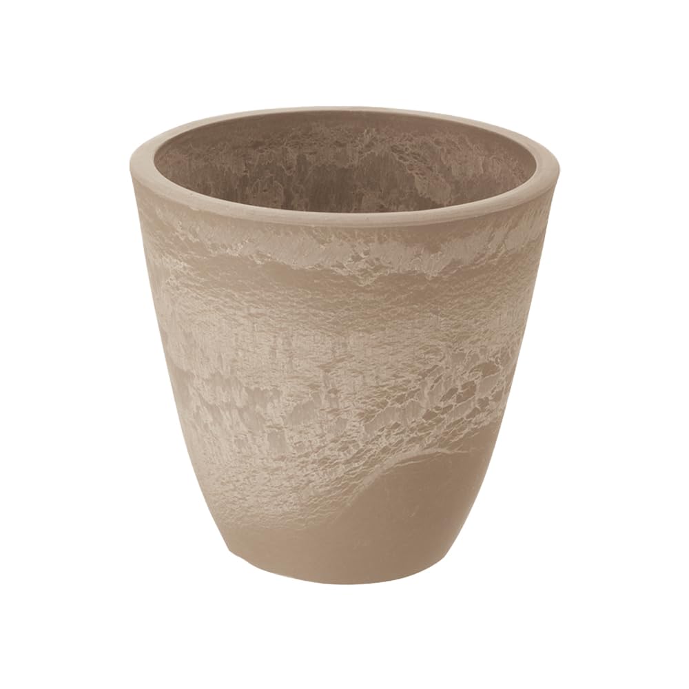 Amazon.com: Richell Botany Plain Pot, Design Planter, Type 12, Beige ...