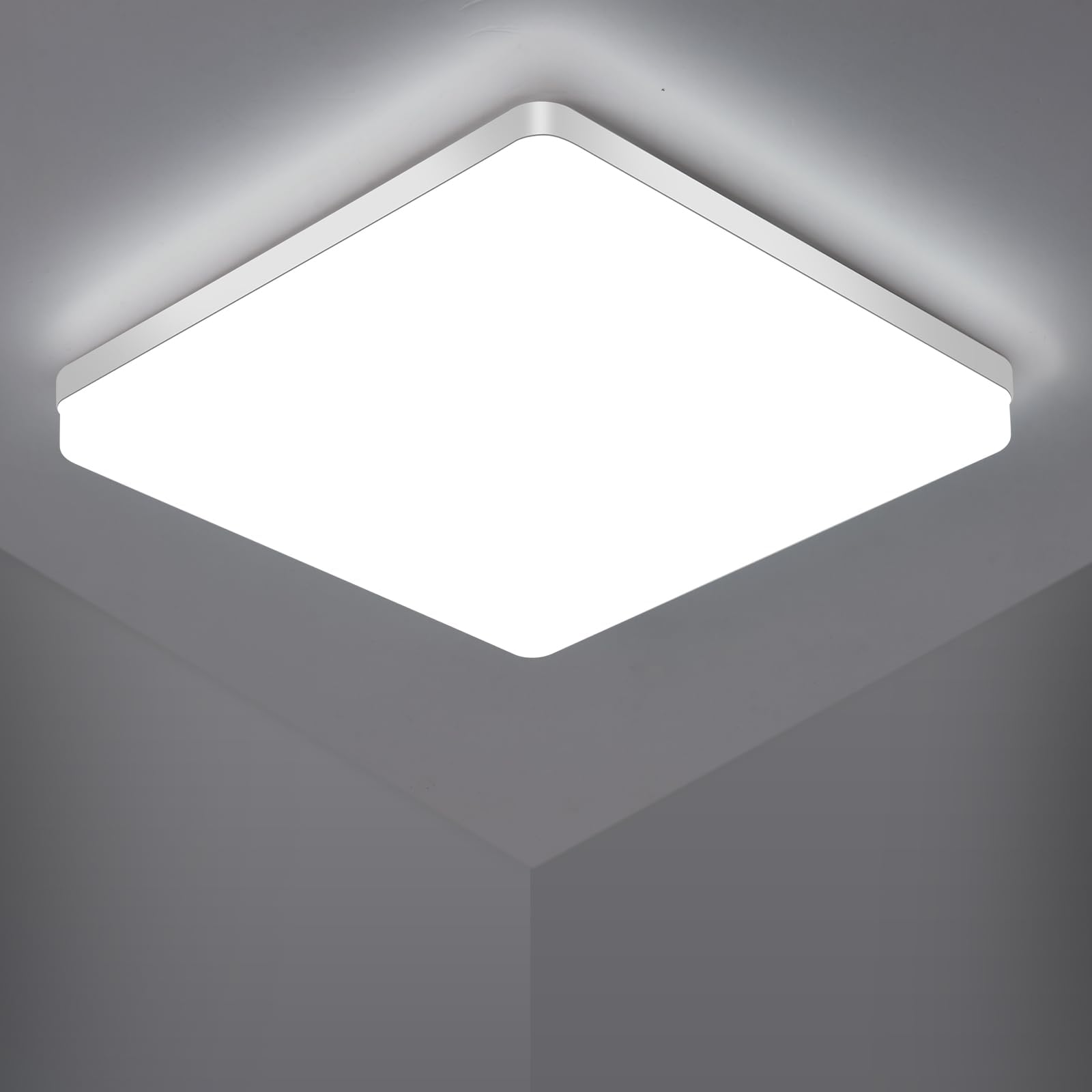 Yafido Plafoniera Led Soffitto 48W Ultra magro UFO Pannello LED Quadrat ...