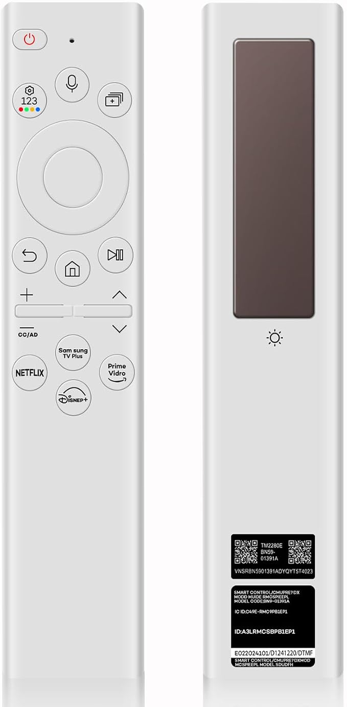 Amazon.com: BN59-01391A Solar Frame TV Remote Replacement for Samsung ...