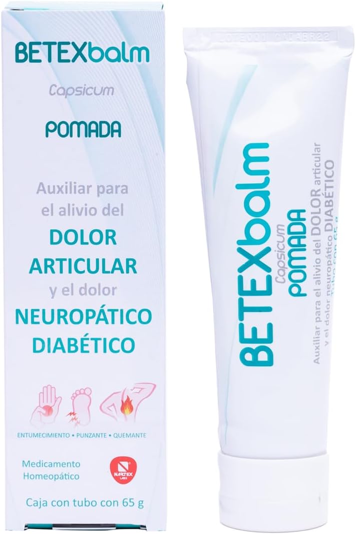 Betexbalm Pomada 65 g – Auxiliar En Dolor Neuropático Diabético Y ...