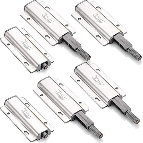 Magnetic Push Latches for Cabinets Jiayi 6 Pack Push to Open Door Latch ...