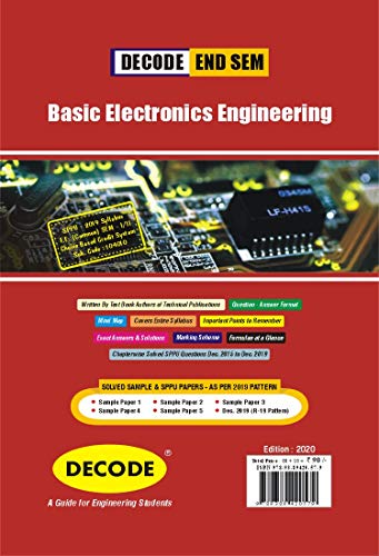 Amazon.com: Basic Electronics Engineering for SPPU 19 Course (FE - II - Common - 104010)(END SEM ...