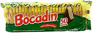 Amazon.com : Bocadin Wafer Snack Cookies, 50 Count Authentic Mexican ...