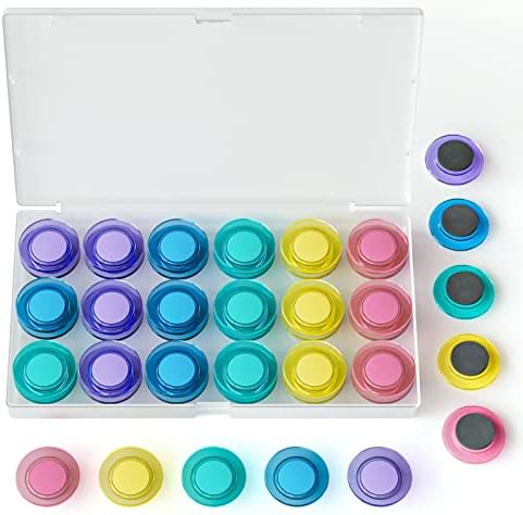 Amazon.com : MaxGear (Bundle of 2 Sets) 36 Pack Whiteboard Magnets ...