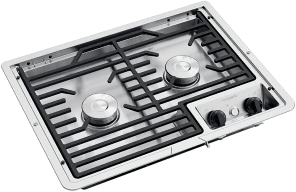 Amazon.com: Dometic DROP-IN COOKTOP - Two Burner Cooktop Cast Iron/Flat ...