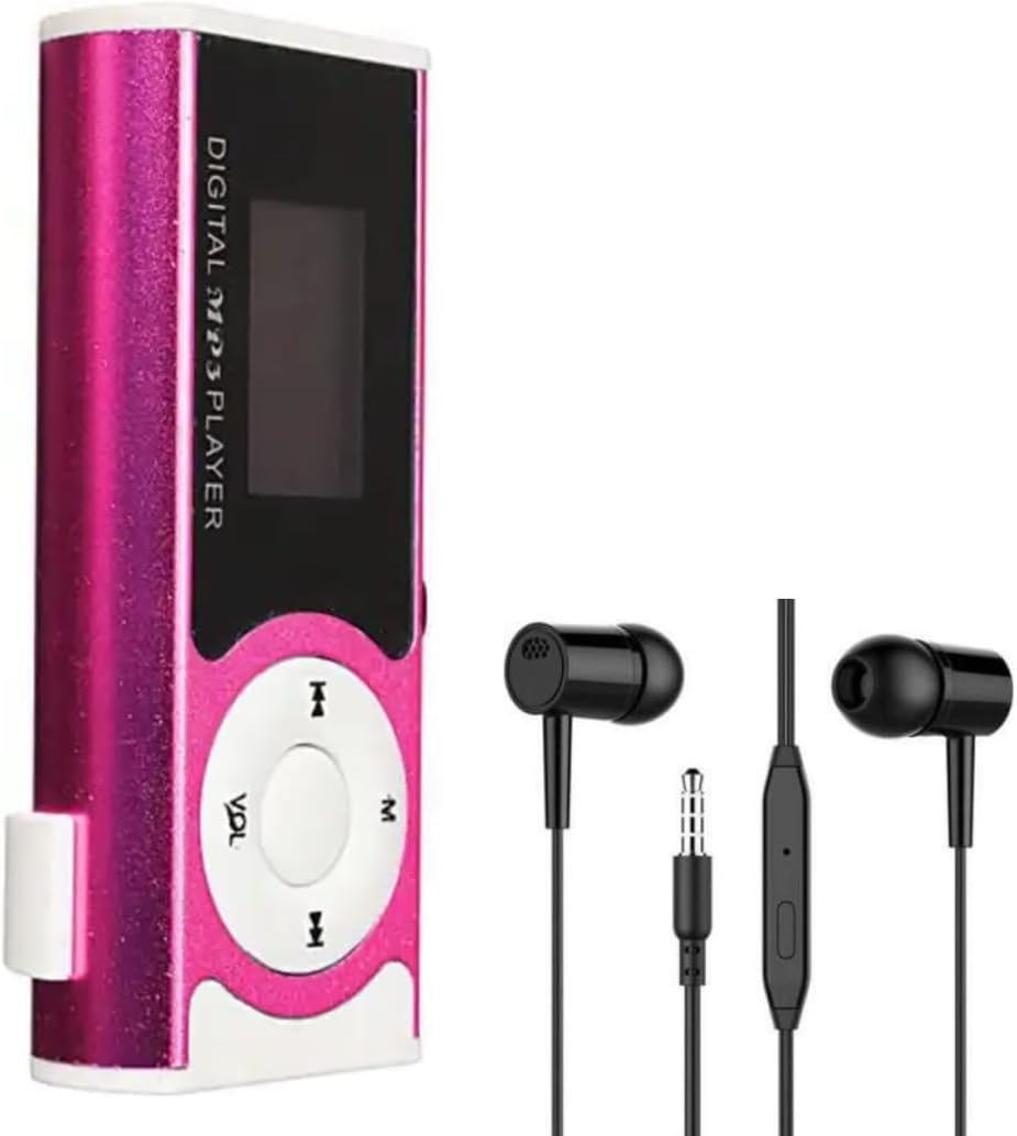 King Shine Portable Mini mp3 Player Clip Design Digital LED Light MP3 ...