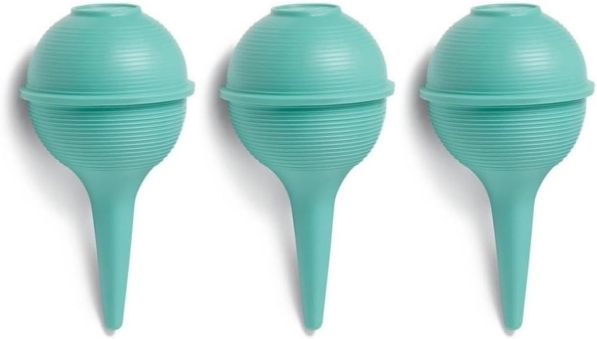 Amazon.com: Ribbed Ear wax and Ulcer Bulb Suction Syringes, Green, 1 Oz ...