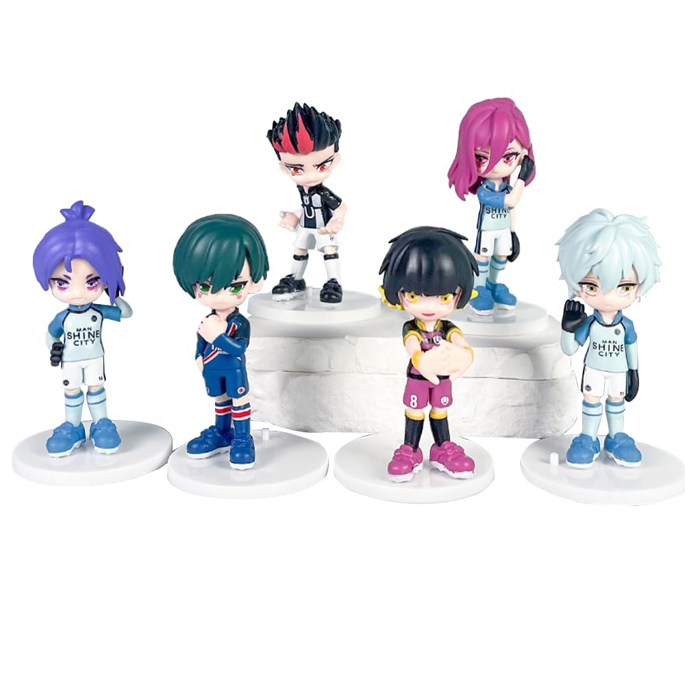 Amazon.com: YLQANONG Isagi Yoichi Figures 6PCS, Seishiro Nagi/Chigiri ...