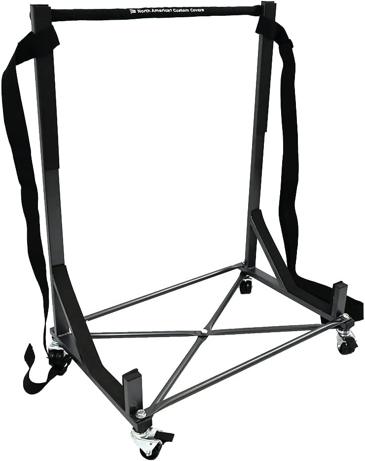Amazon.com: Heavy-duty Hardtop Stand Storage Cart (Metallic Grey) with ...