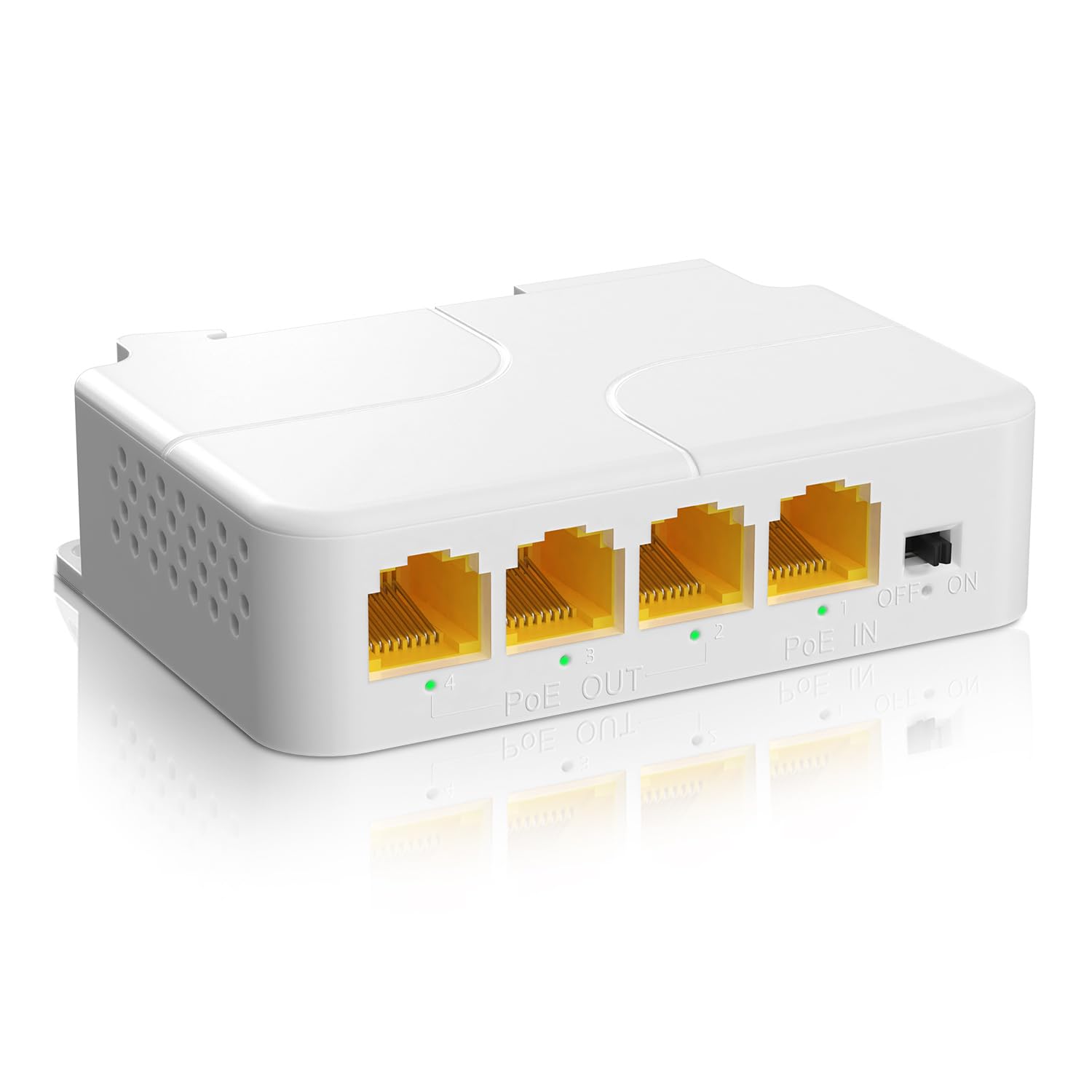 Amazon.com: 1 in 3 Out Gigabit PoE Extender, NICGIGA 3 Port PoE ...