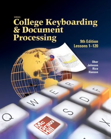Gregg College Keyboarding & Document Processing (GDP), Take Home ...