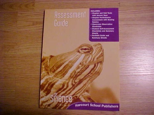 Harcourt Science: Assessment Guide Grade 3 | Amazon.com.br