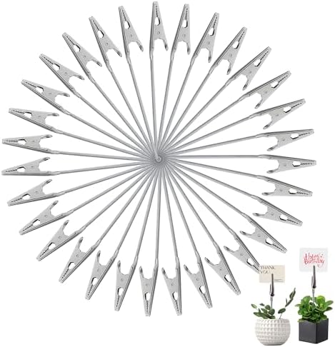 DesertBoy 50 Pieces Metal Wire Alligator Clips, Crocodile Memo Clip ...