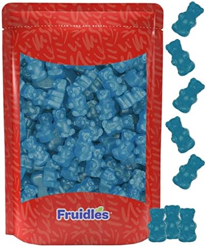 Amazon.com : Fruidles Blue Raspberry Gummi Rings Candy, Assorted Fruit ...