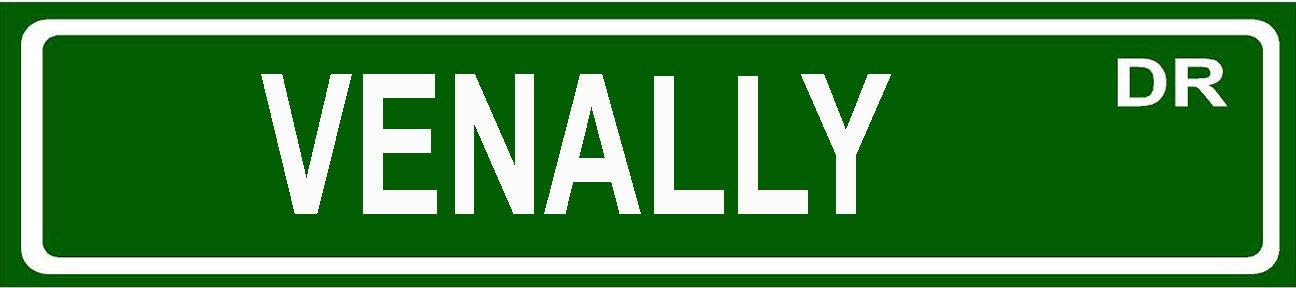 Amazon.com - VENALLY Standard Green Street Sign Style 8" Wide Decal ...