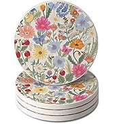 Amazon.com | Thirstystone Beach Lighthouse 4 Pack Round Stone Coasters ...