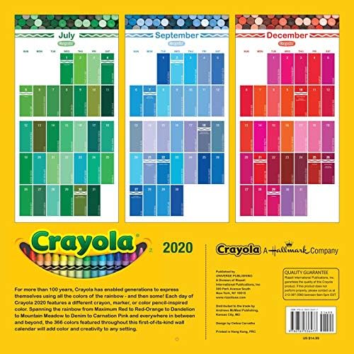 Crayola Crayons Color Chart 120 Colors || Color Chart Palette Crayola