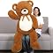 Amazon.com: Tezituor Giant Black Teddy Bear 6ft Stuffed Animals - “I ...