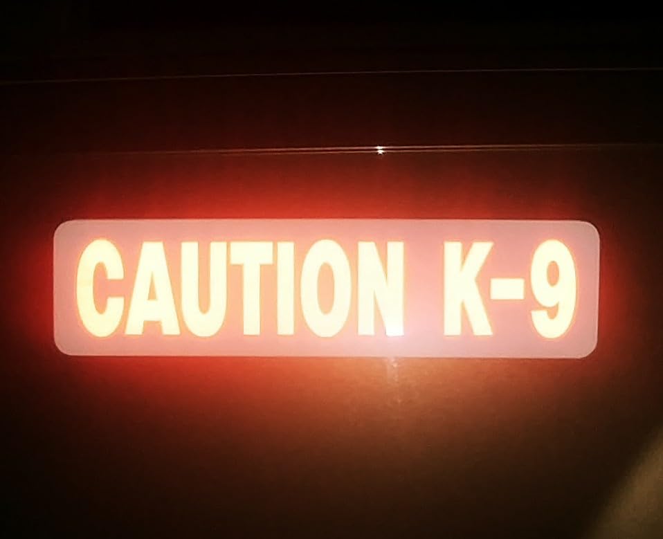 Caution Stay Back K9 Caution K-9 Stay Back Vinyl Decals 2-Pack - 5.9 ...