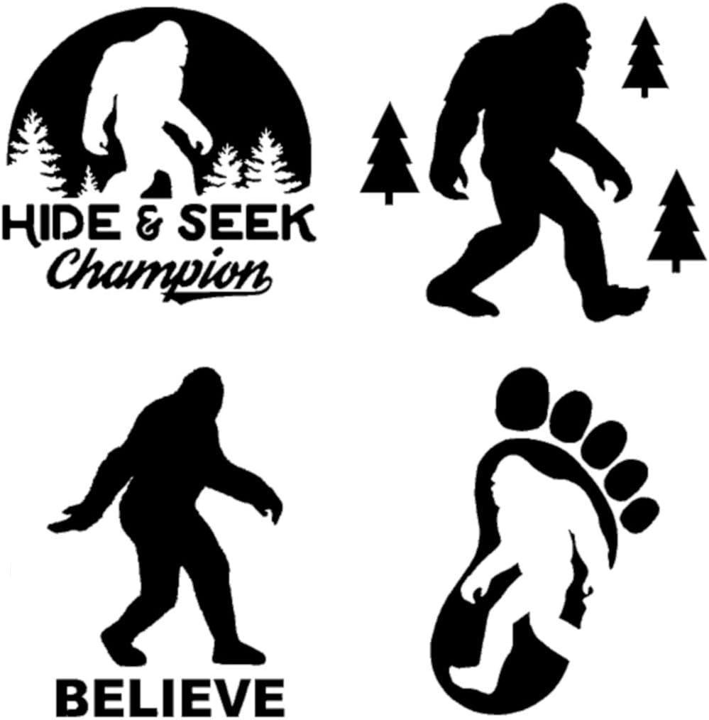 Amazon.com: Bigfoot Decal Car Truck 4x4 Yeti Sasquatch Sticker Vinyl ...