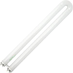 SYLVANIA 16 in. 24-Watt U-Bent T8 Fluorescent Tube Light Bulb, Warm ...