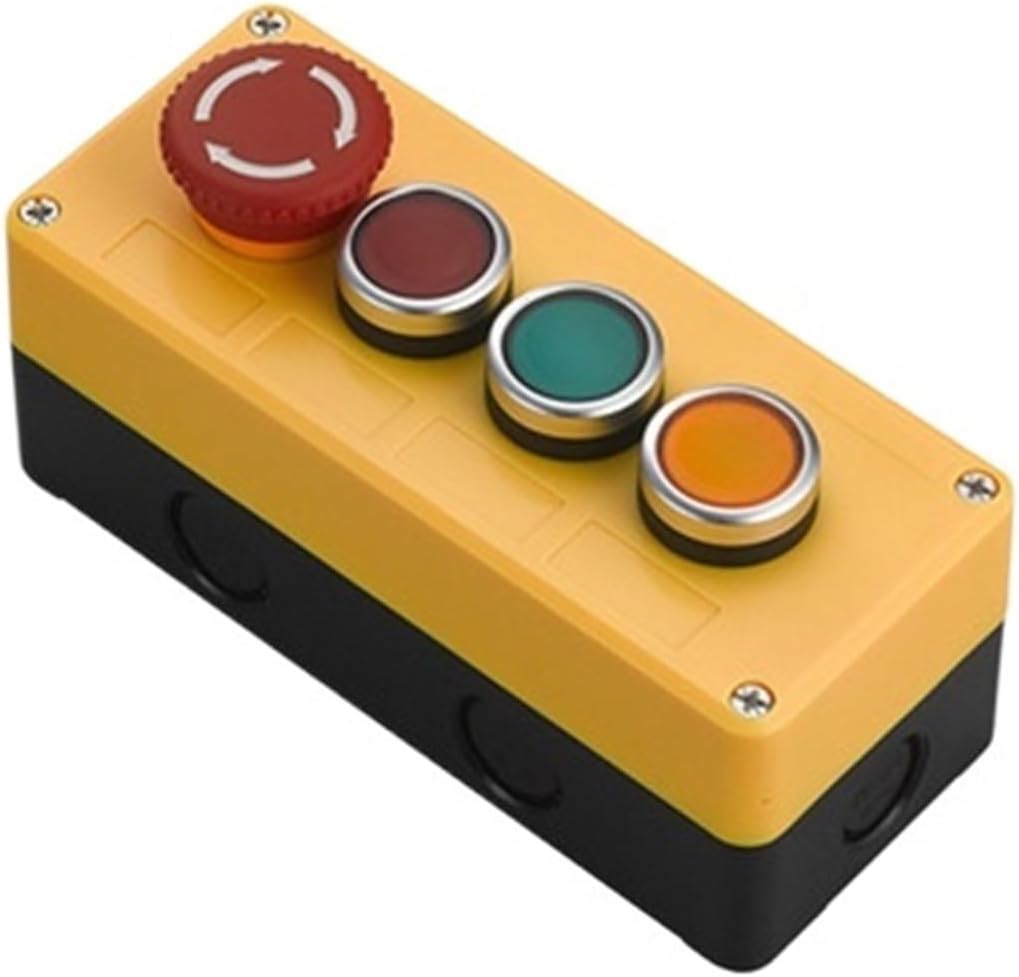 Amazon.com: XBVPFXQX New Button Switch Control Box with Emergency Stop ...