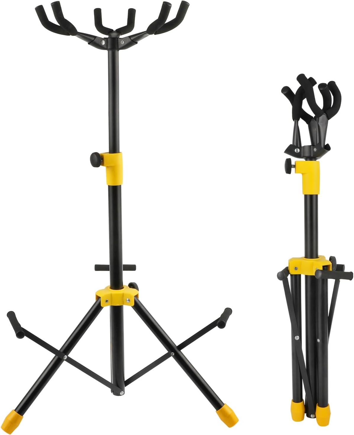 Amazon.com: On-Stage GS7355 Hang-It Triple Guitar Stand,Black : Musical ...
