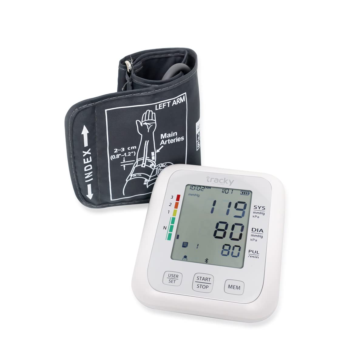 Tracky BP Machine for Home Digital Arm Blood Pressure Monitor With ...