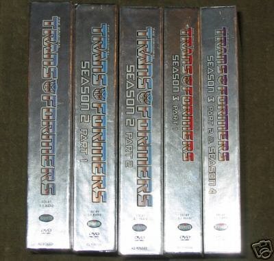 Amazon.com: The Original: Transformers Seasons 1-4 DVD Box Set ...