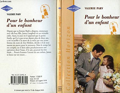 POUR LE BONHEUR D'UN ENFANT : Parv, Valerie: Amazon.fr: Livres