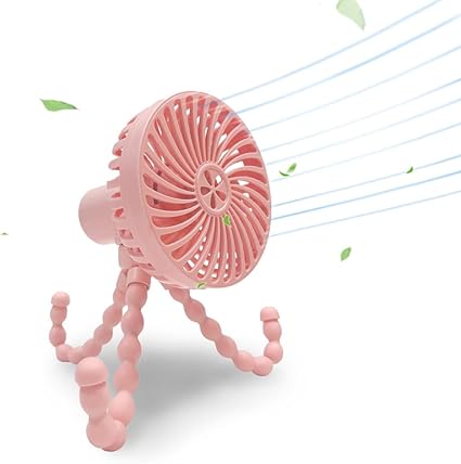 Amazon.com: DTXDTech Mini Portable Stroller Fan Battery Operated ...