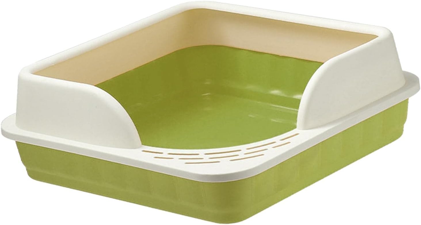 Amazon.com: Bothyi Heightening Semi Enclosed Cat Deep Toilet Anti ...