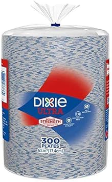 Amazon.com: Dixie Ultra Paper Plate, 6-7/8 Inch, 300 Count : Health ...
