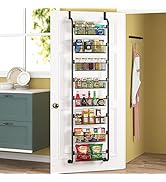 Amazon.com: 1Easylife 9-Tier Over the Door Pantry Organizer, Adjustable ...