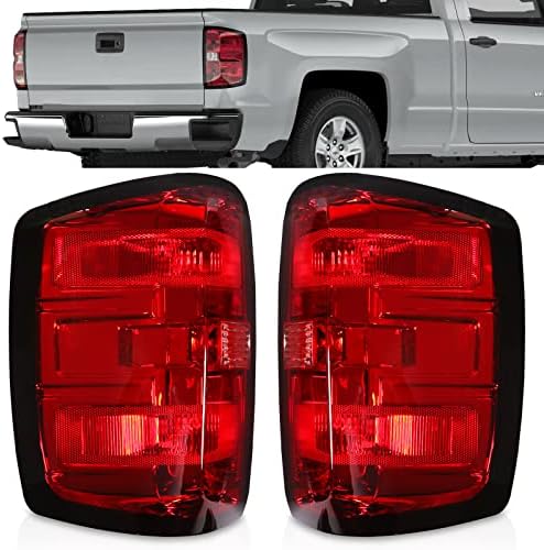 Amazon.com: BoardRoad Pair Tail Lights Compatible with 2014-2019 Chevy ...