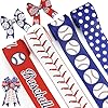 Amazon.com: Blinket Baseball Wired Edge Ribbon for Gift Wrapping 2.5 ...