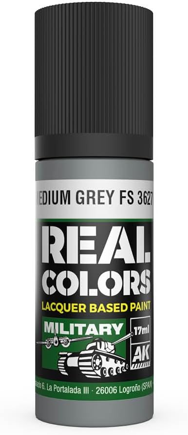 Amazon.com: AK Interactive Real Colors Medium Grey FS 36270 17 ml ...