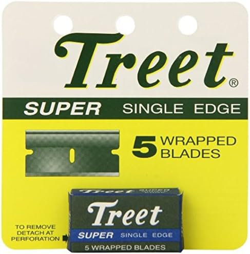 Amazon.com : Treet Super Single Edge Blades 5 ea (Pack of 2) : Beauty ...