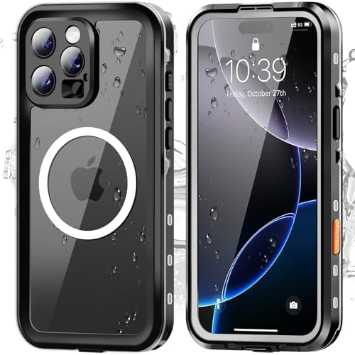 Amazon.com: Hertekdo Waterproof Case for iPhone 16 Pro Max | IP68, Full ...
