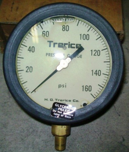 Amazon.com: Trerice Glycerine Filled 0-160 PSI Pressure Gauge Model# 450B : Industrial & Scientific