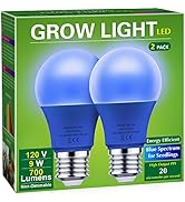 Amazon.com: Grow Light Bulbs, Briignite LED Grow Light Bulb A19 Bulb ...