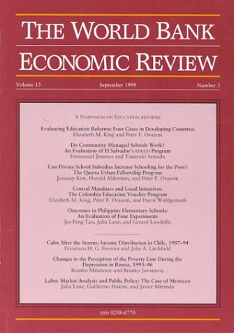 The World Bank Economic Review (13): Unnamed, Unnamed: 9780821343630 ...
