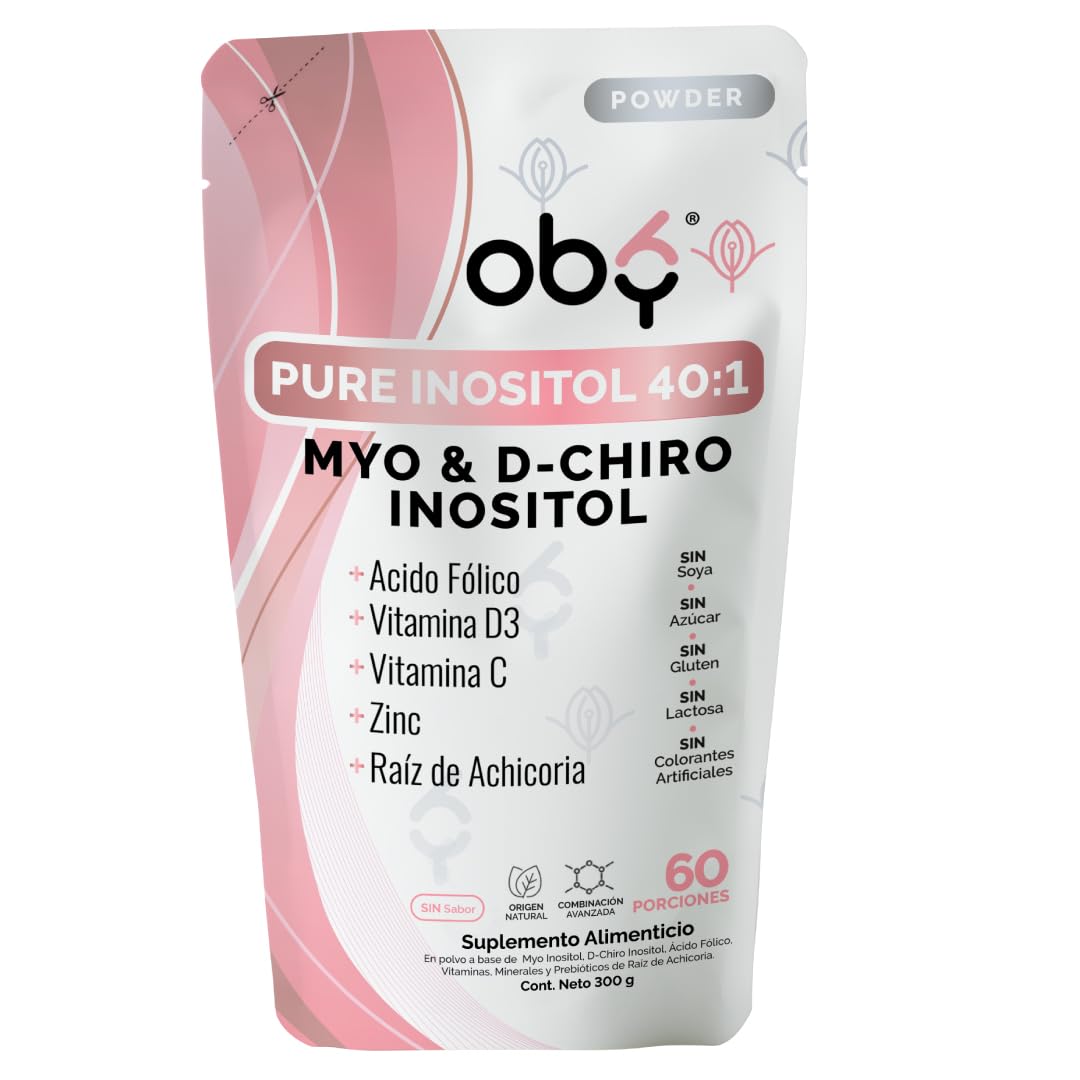 Oby Inositol Pure 40:1 | Myo Inositol y D-Chiro Inositol, Acido folico ...