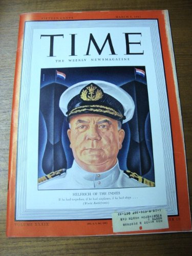 Time Magazine March 9, 1942 Helfirch of the Indies: Time Inc.: Amazon ...