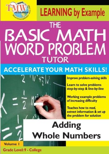 Amazon.com: Basic Math Word Problem Tutor: Adding Whole Numbers : Jason ...