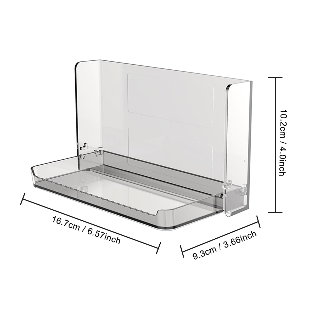 Snapklik.com : Small Floating Shelf For Wall, Foldable Bathroom Shelf ...