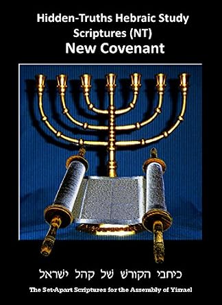 Hidden Truths Hebraic Scrolls (Brit Ha Chadasha) NT: New Testament ...