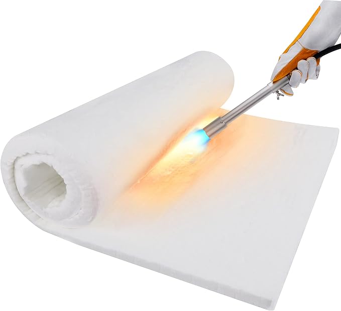 Amazon.com: Lyrufexon Ceramic Fiber Insulation, 60"x24"x1"Thick, 2600F ...