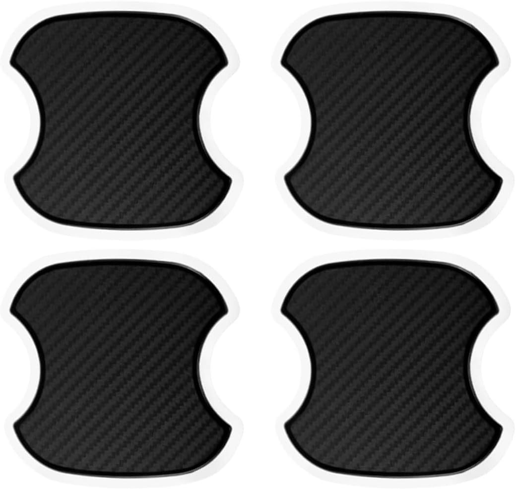 Amazon.com: 4PCS Car Door Handle Cup Scratch Protectors, TPU Carbon ...